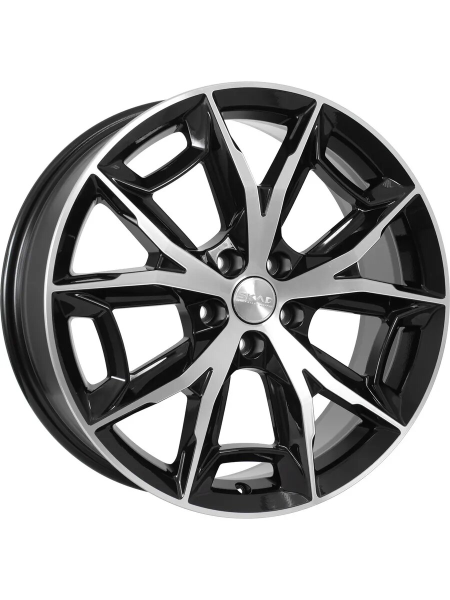 Литой диск SKAD PARKER, R19, 5x108, ET42, D65, черный с полировкой