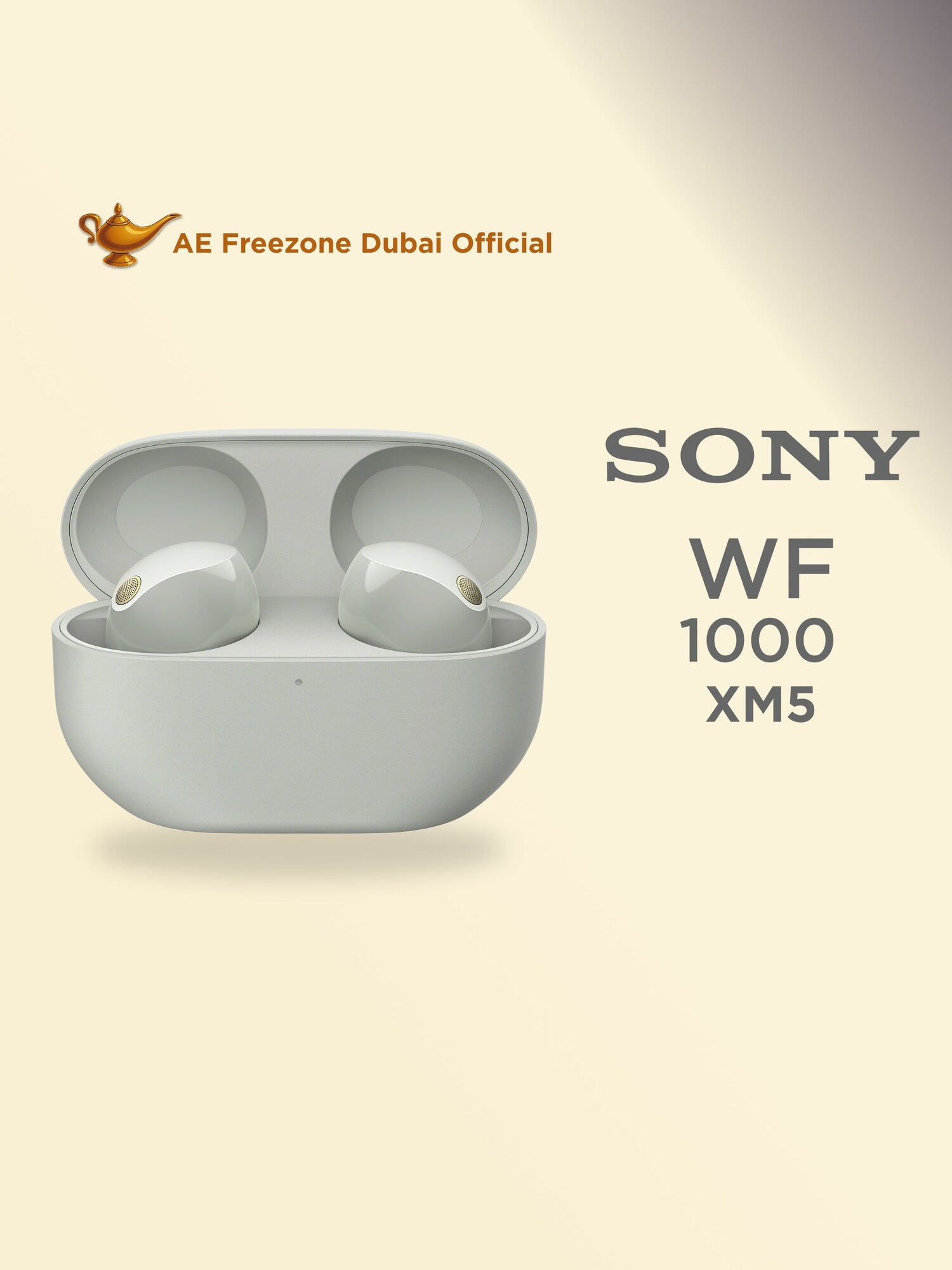 Беспроводные наушники Sony WF-1000XM5, с шумподавлением, цвет Серебристый / Silver