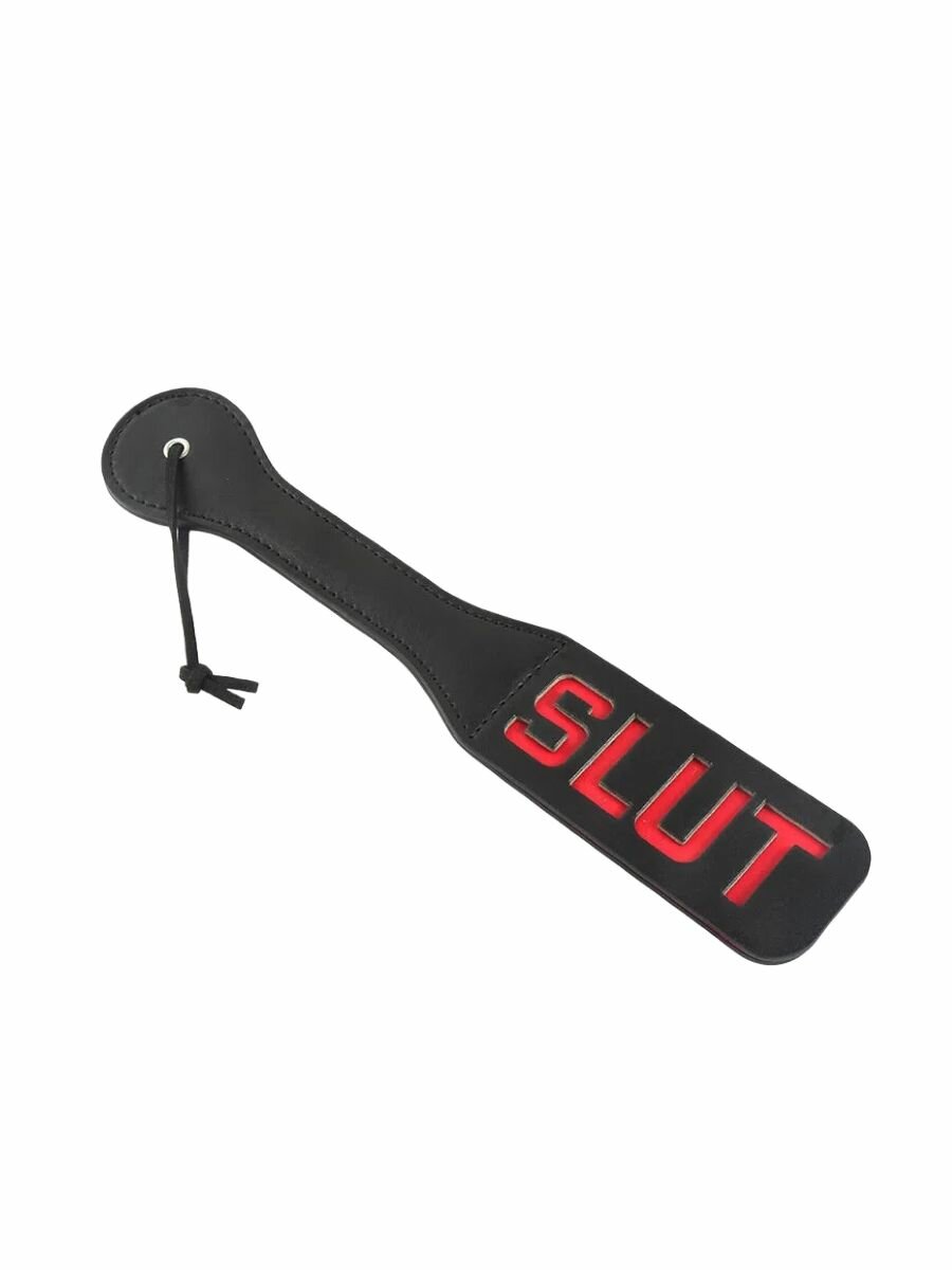 Шлёпалка БДСМ кожаная лопатка, Пэддл (паддл) / Стек БДСМ сердце BDSM/BDSM