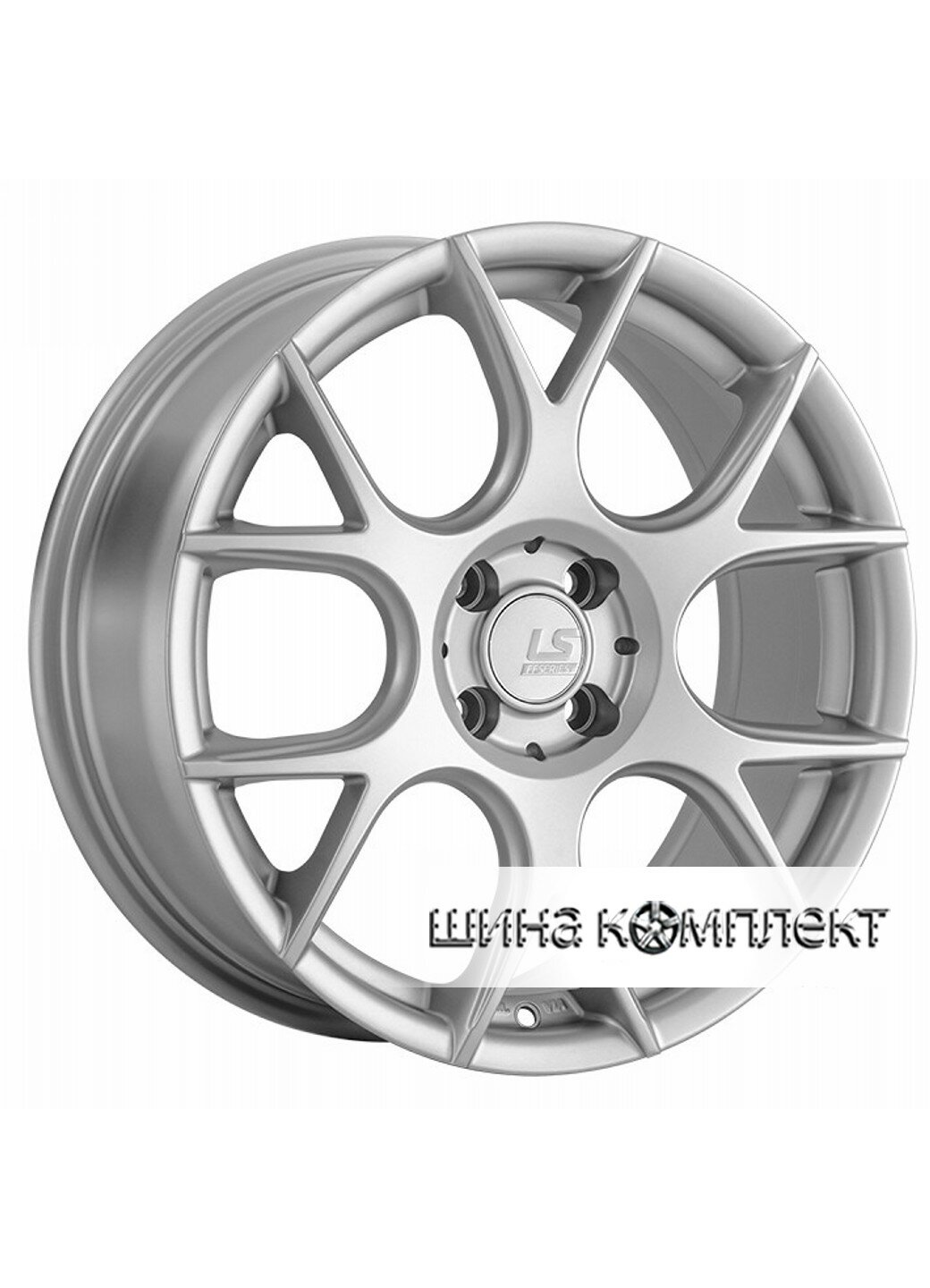 Колесный диск LS FlowForming RC07 7,5x17 4x100 ET40 60,1 SS литой для автомобиля