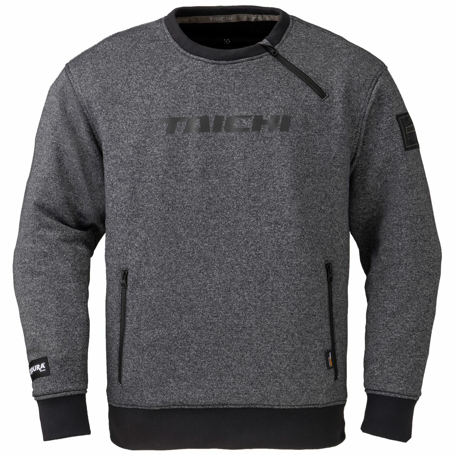 Мототолстовка Taichi CORDURA CREW NECK Logo Charcoal, L