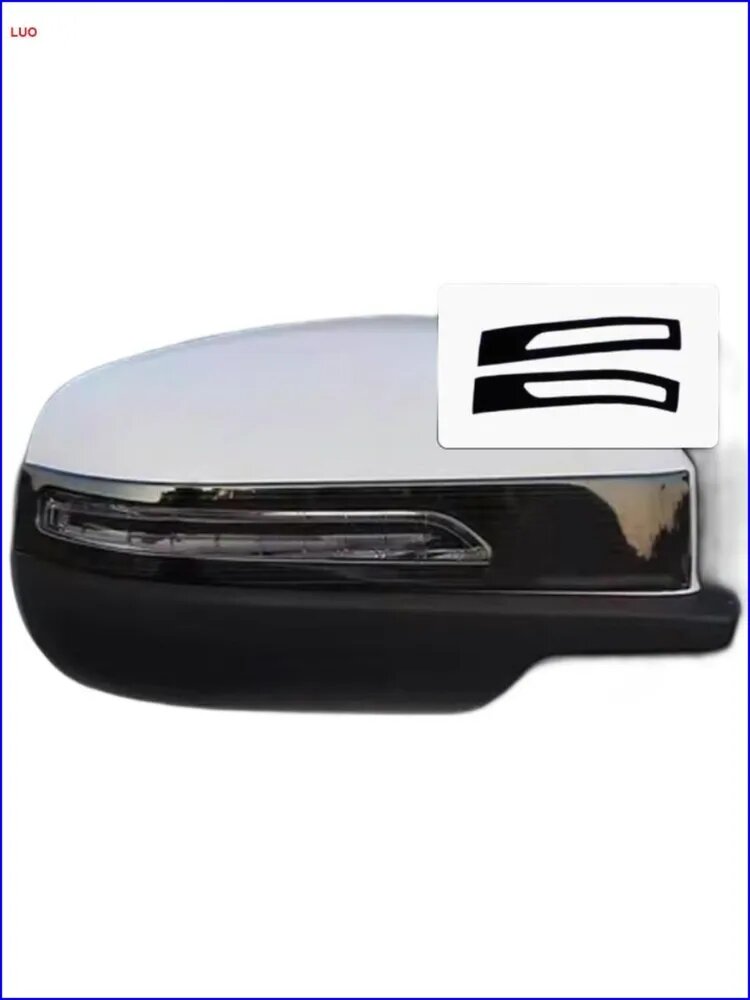 Молдинг автомобильный CHERY Tiggo 4 7 8 9 Pro Max для зеркал заднего вида, комплект 2 шт.