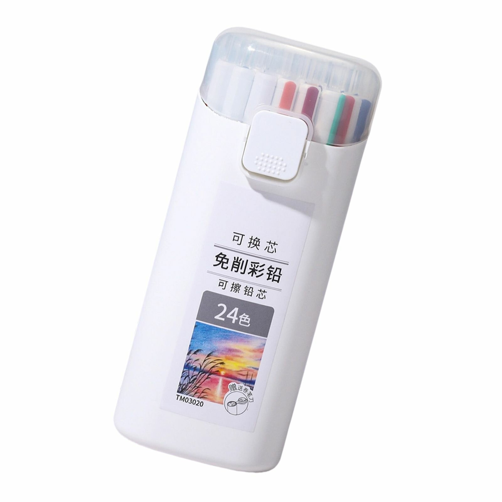 Выдвижные цветные карандаши 30 мм со стиранием для детей