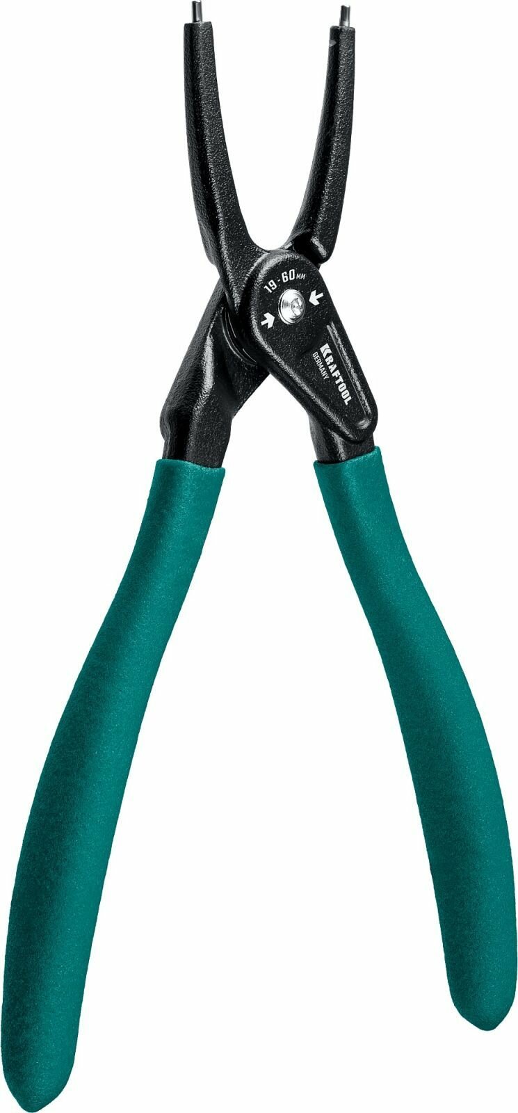 Съемник стопорных колец KRAFTOOL длина 180 мм, прямые губки, внутренний