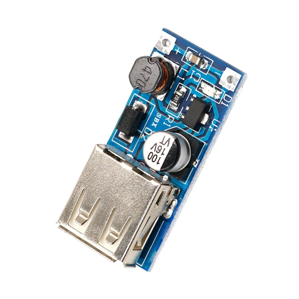 Комплект из 10 Повышающих Преобразователей, Модульных USB-Зарядных устройств с выходом от 0,9 В до 5 В 600 мА