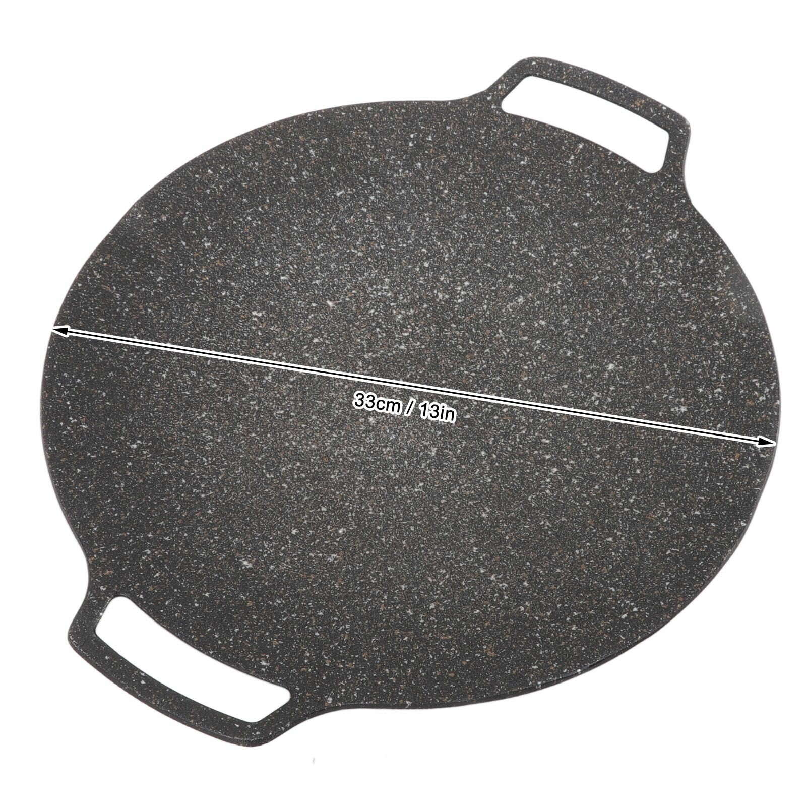 Корейская гриль-сковорода без прилипания для барбекю, круглая, из алюминиевого сплава