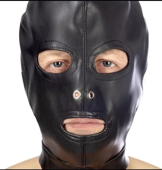 Кожаная маска на лицо БДСМ на шнуровке для взрослых для эротических ролевых игр с отверстиями для глаз и рта шлем
