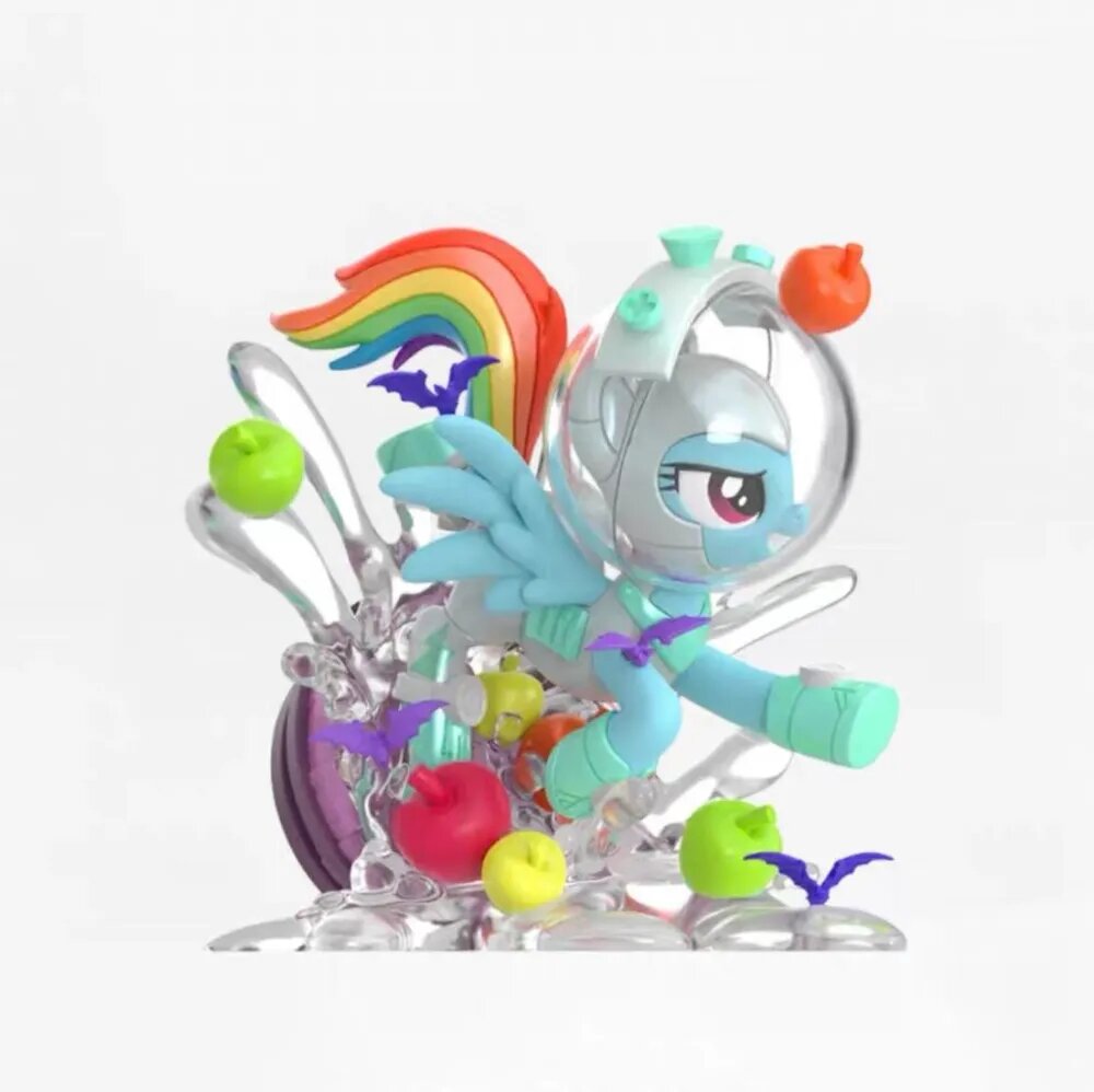 - маленькие скульптуры, подарки для детей, Series 3, A - Rainbow Dash