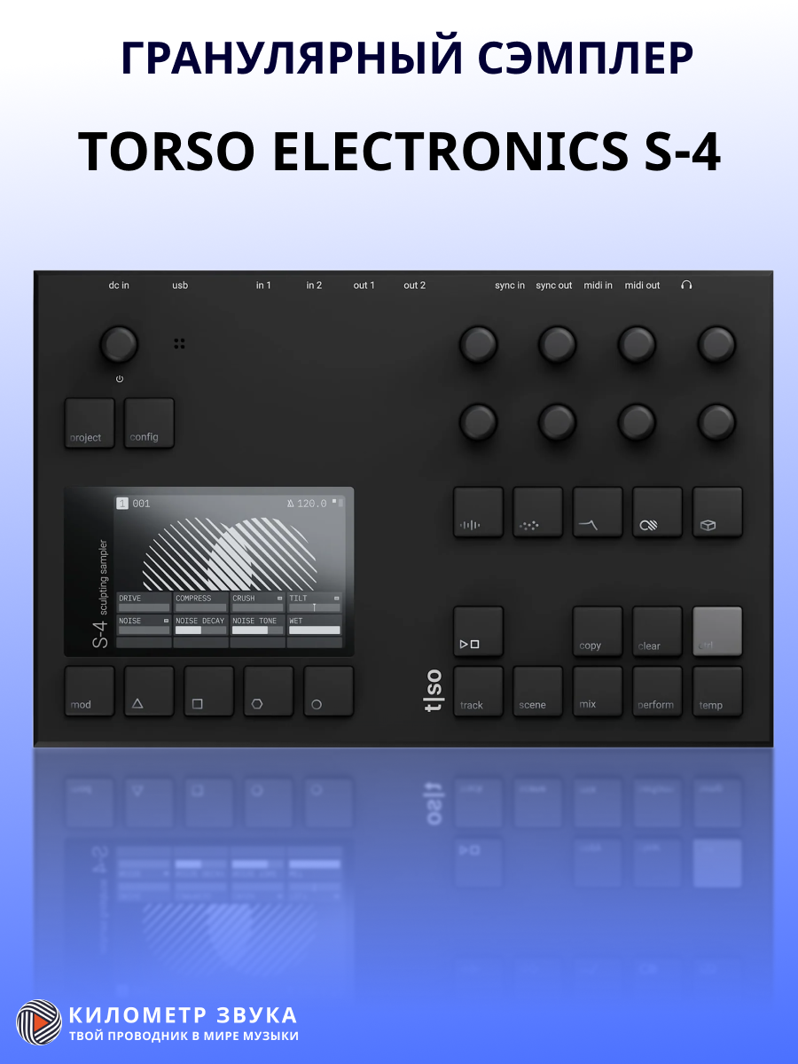 Гранулярный сэмплер Torso Electronics S-4