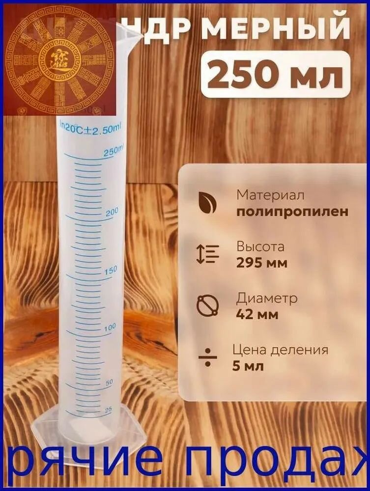 Емкость мерная, 250 мл, 1 шт