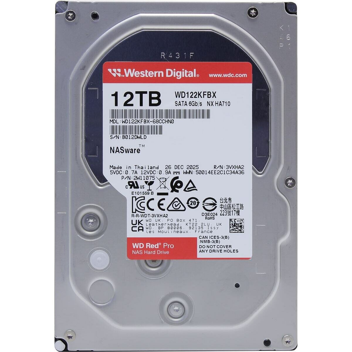 Western digital Red Pro 12 Тб Red Pro WD122KFBX (WD122KFBX)