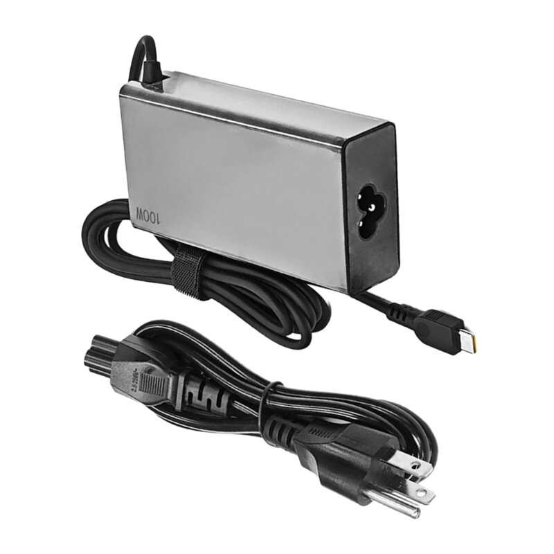 100 Вт USB C Зарядное Устройство Адаптер 20 В 5A Адаптер Питания Быстрая Зарядка Для Ноутбуков Портативный Дизайн с Кабелем