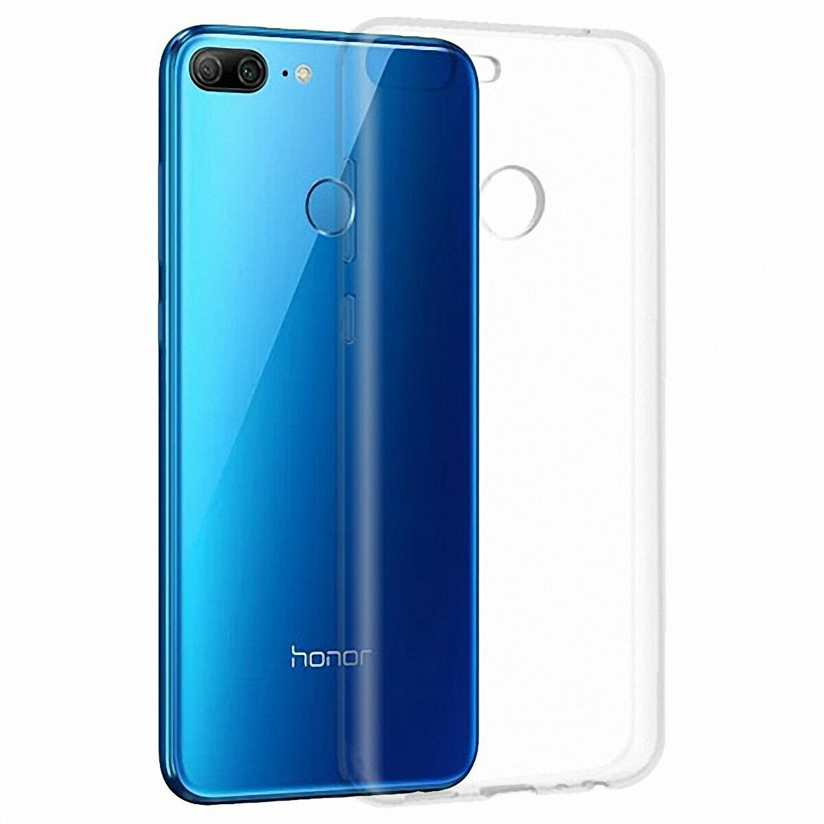 Чехол накладка для Honor 9 Lite силиконовый прозрачный глянцевый