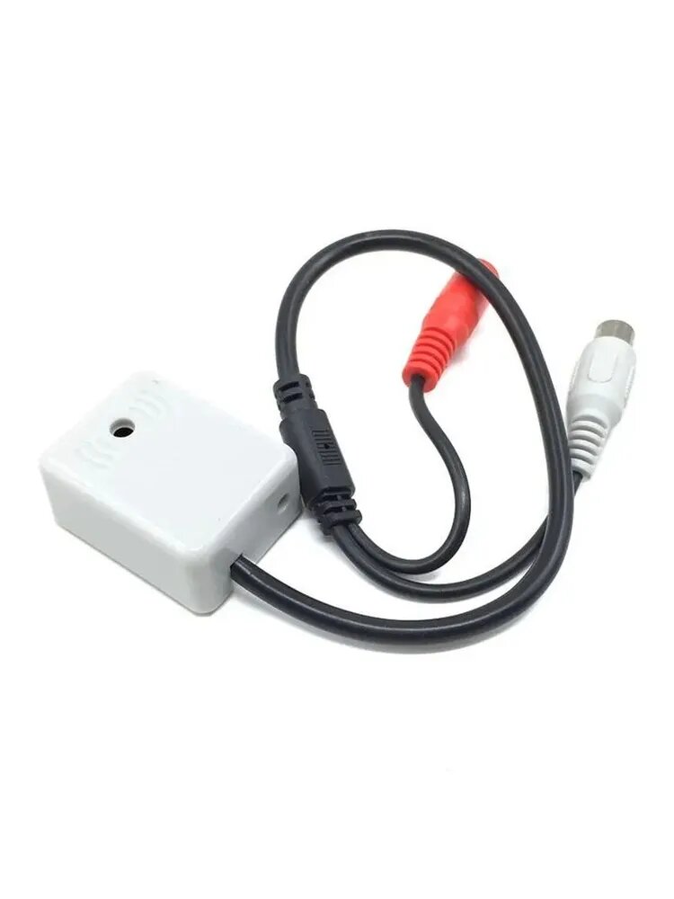 Микрофон для фото и видеокамер, светло-серый