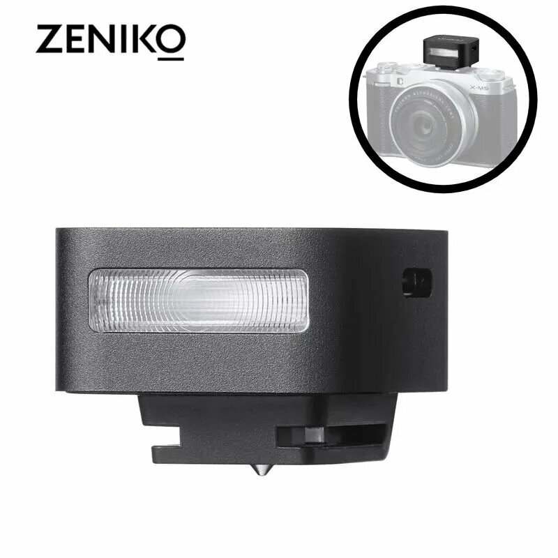ZENIKO ZF08 Мини вспышка для съемки заполняющего света портативная для зеркальных камер Canon, Sony, Fujifilm, Nikon