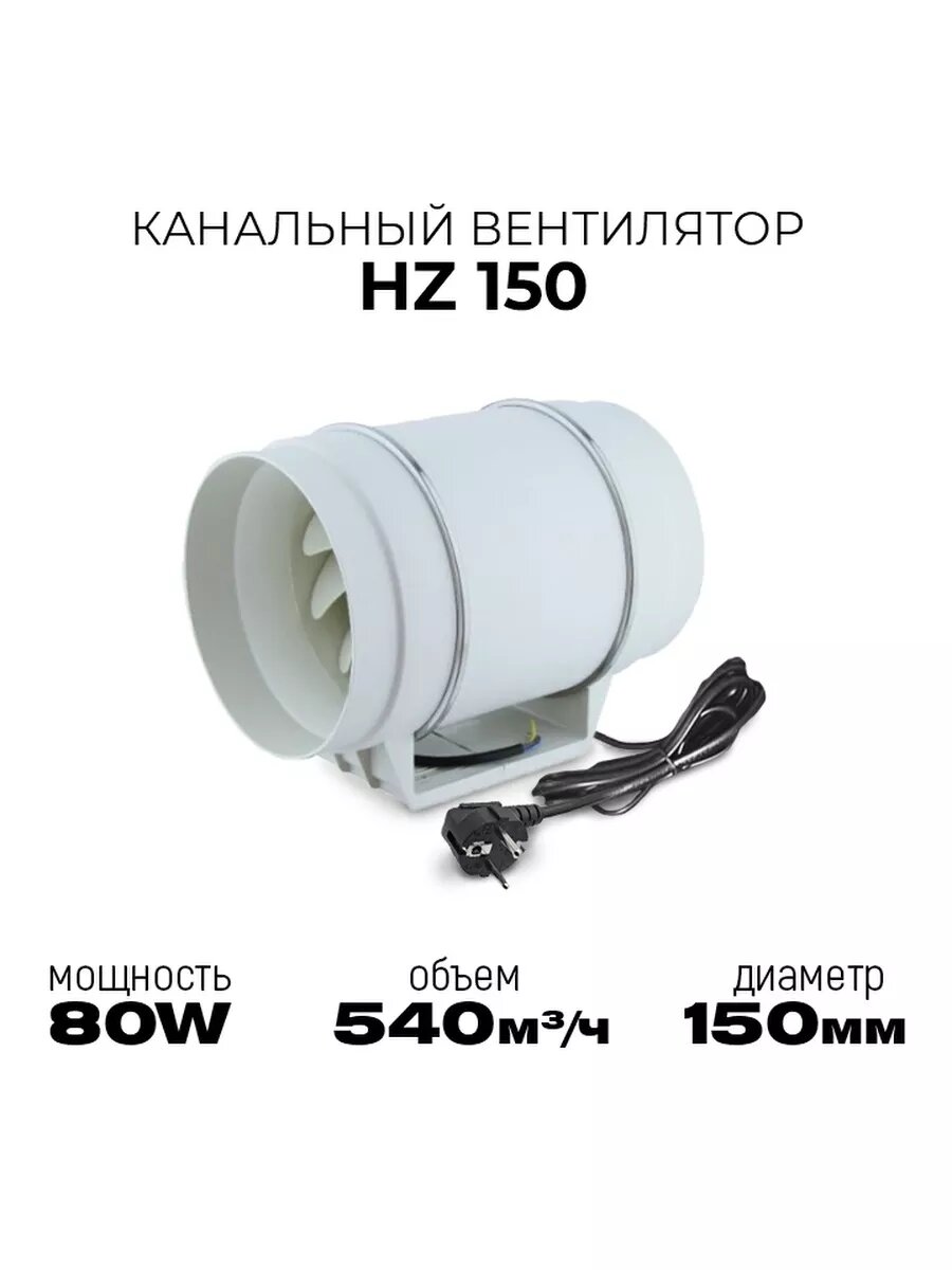 Канальный вентилятор, вентилятор вытяжной