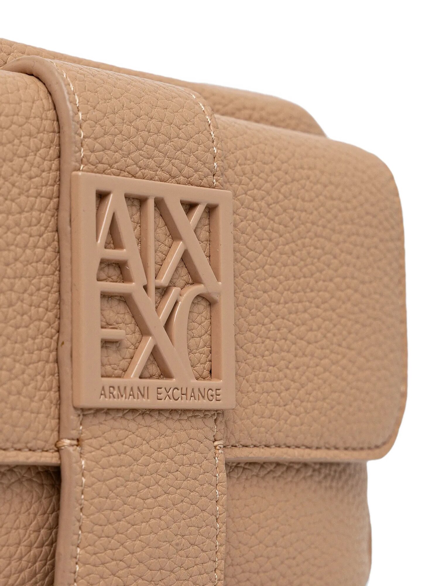 Ремень Armani Exchange для женщин, размер M, бежевый — фото 1