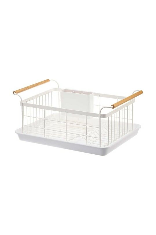 Сушилка для посуды Yamazaki 3107. размер: 47 x 20 x 34 см, цвет белый