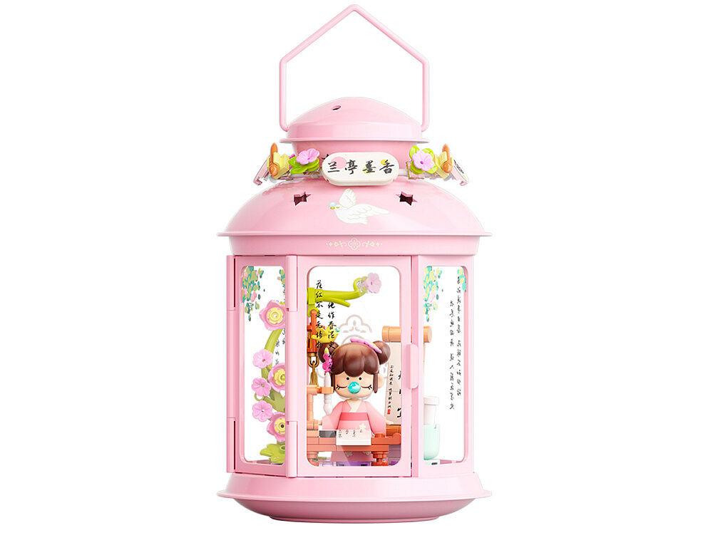 Конструктор JAKI HK118 Конструктор Розовый фонарь