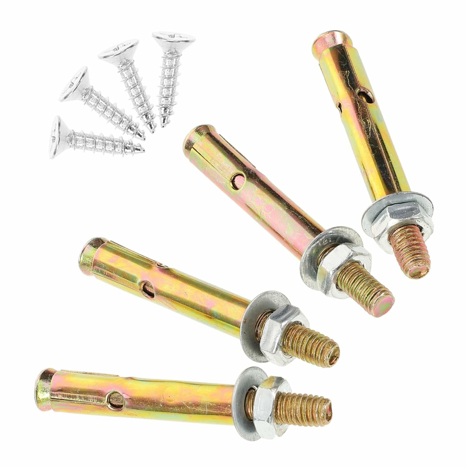 Распорные винты для гипсокартона. Набор универсальных дюбелей из нержавеющей стали.