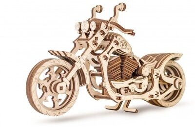 Конструктор деревянный 3D EWA Мотоцикл Cruiser (Ecr)