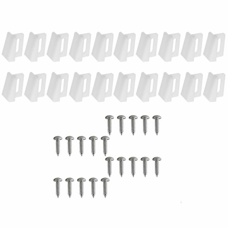20 прочных пластиковых фиксаторов для раздвижных дверей
