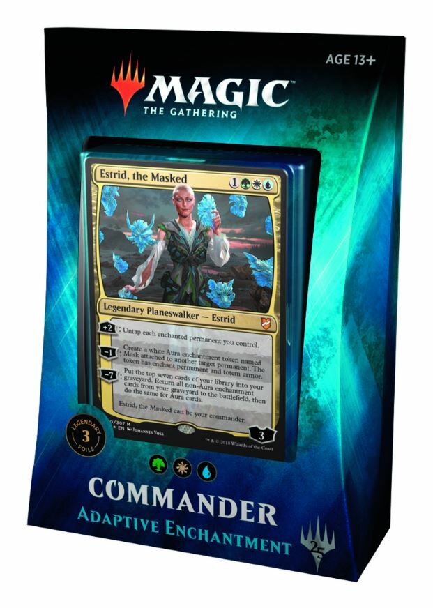 Колода настольная "Adaptive Enchantment", Magic the Gathering, на английском, для взрослых и детей 12+