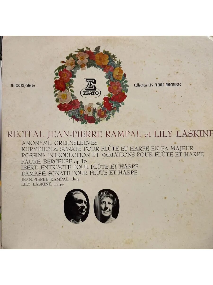 Lily Laskine - Recital Jean-Pierre Rampal