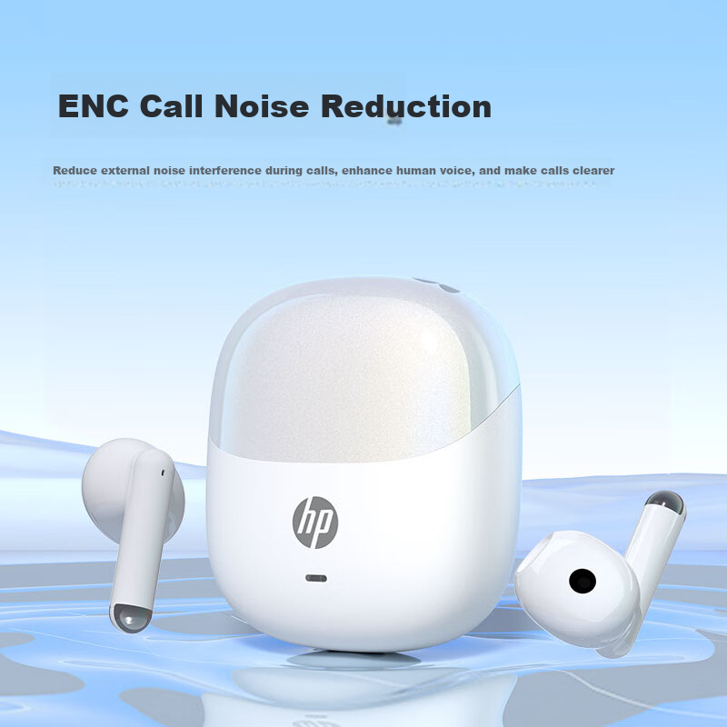 HP H10K Полу-вкладышные Bluetooth 5.4 наушники Низкая задержка для музыки и игр Спортивные наушники совместимые с Apple