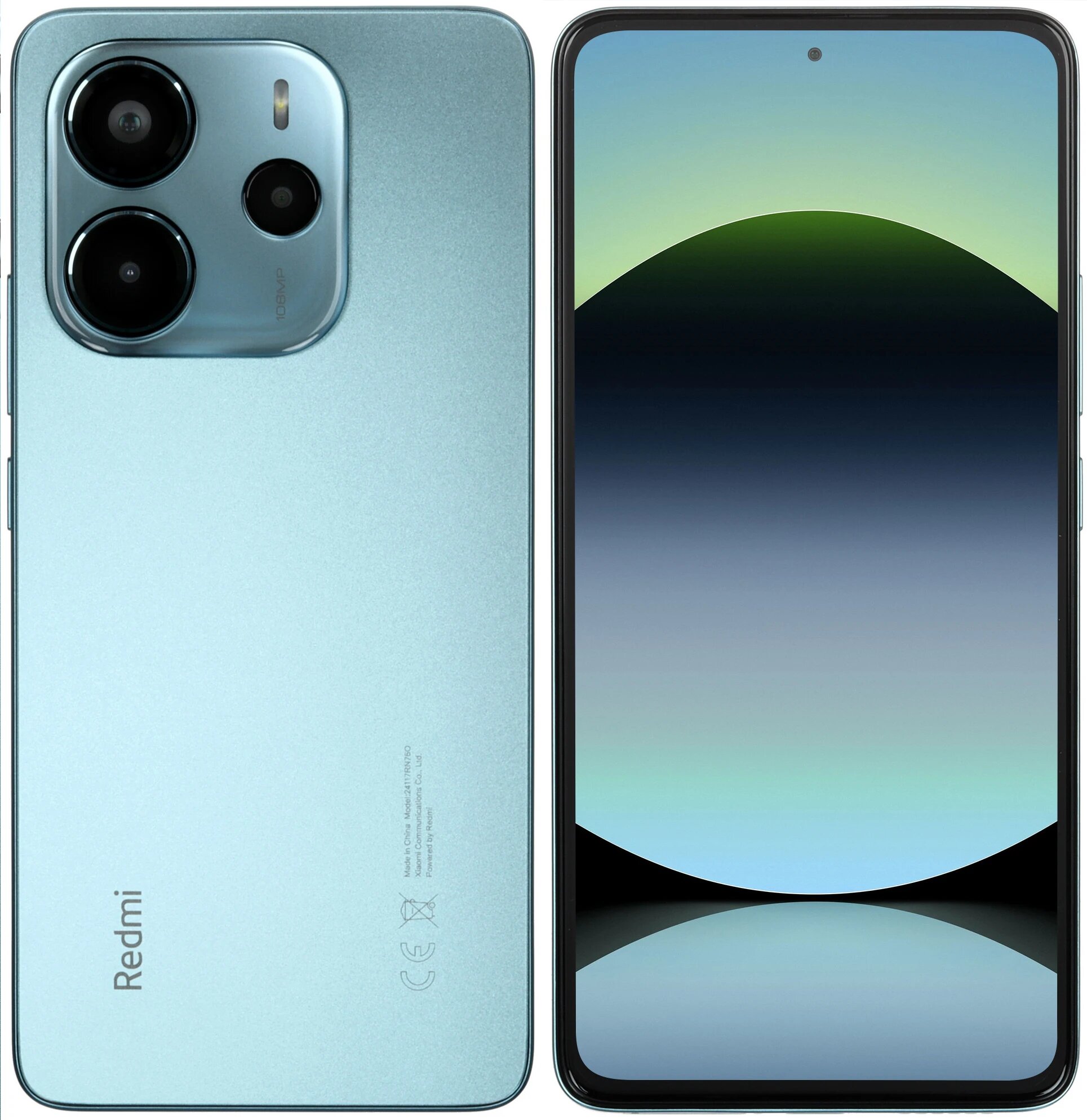 Смартфон Xiaomi Redmi Note 14 5G 8/256 ГБ Global, Coral Green (зеленый)