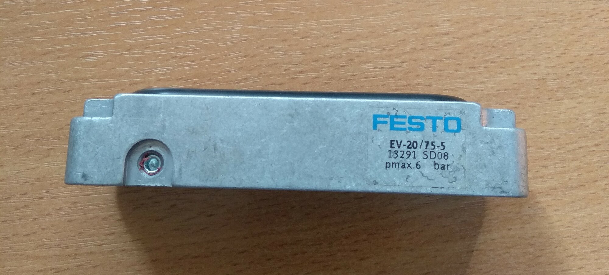 Зажимной модуль прямоугольный FESTO EV-20/75-5 арт. 13291 алюминиевый корпус, мембрана, ход 5 мм
