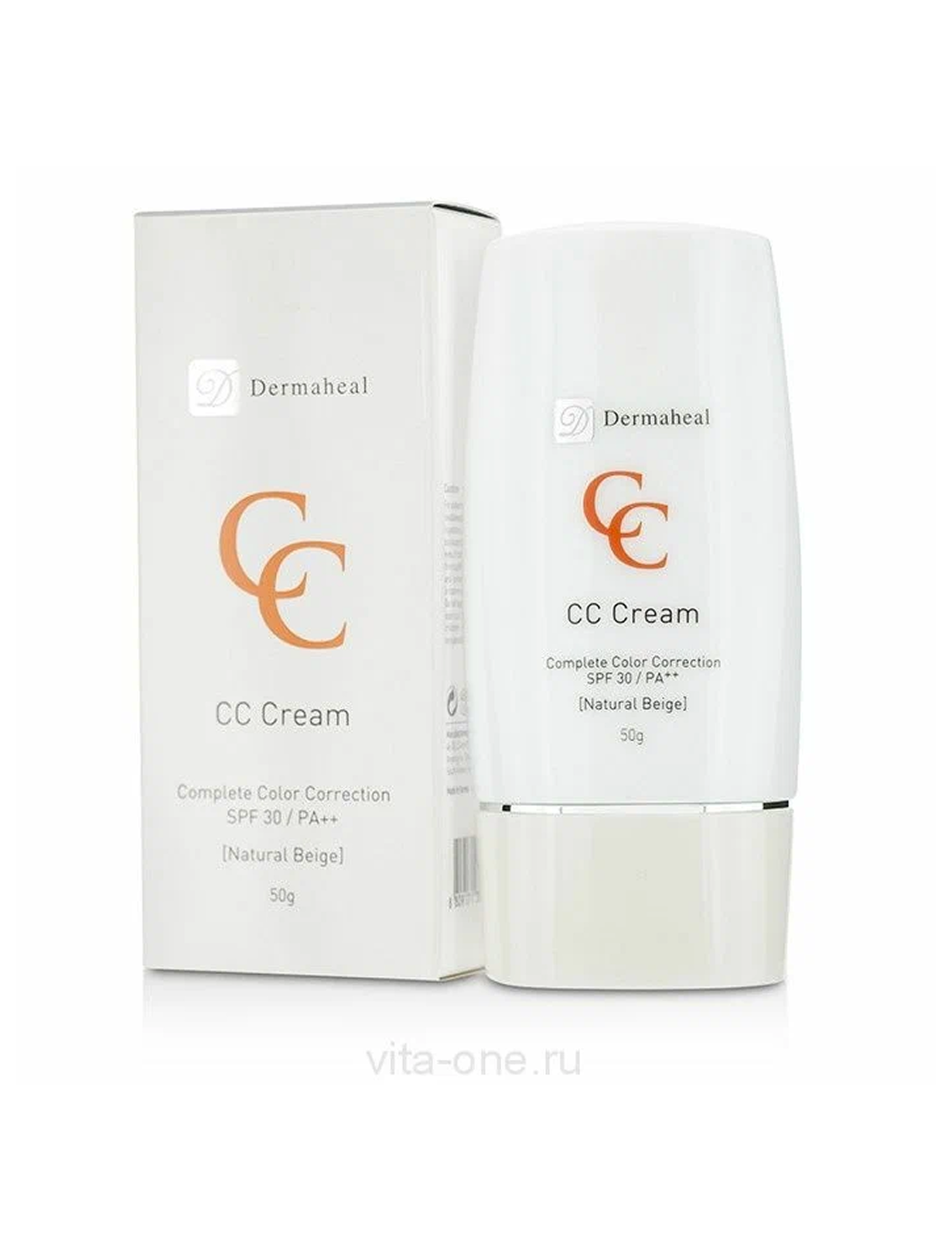Dermaheal (Дермахил) CC Cream natural beige (натуральный бежевый) Крем тональный выравнивающий тон кожи SPF30 50 мл