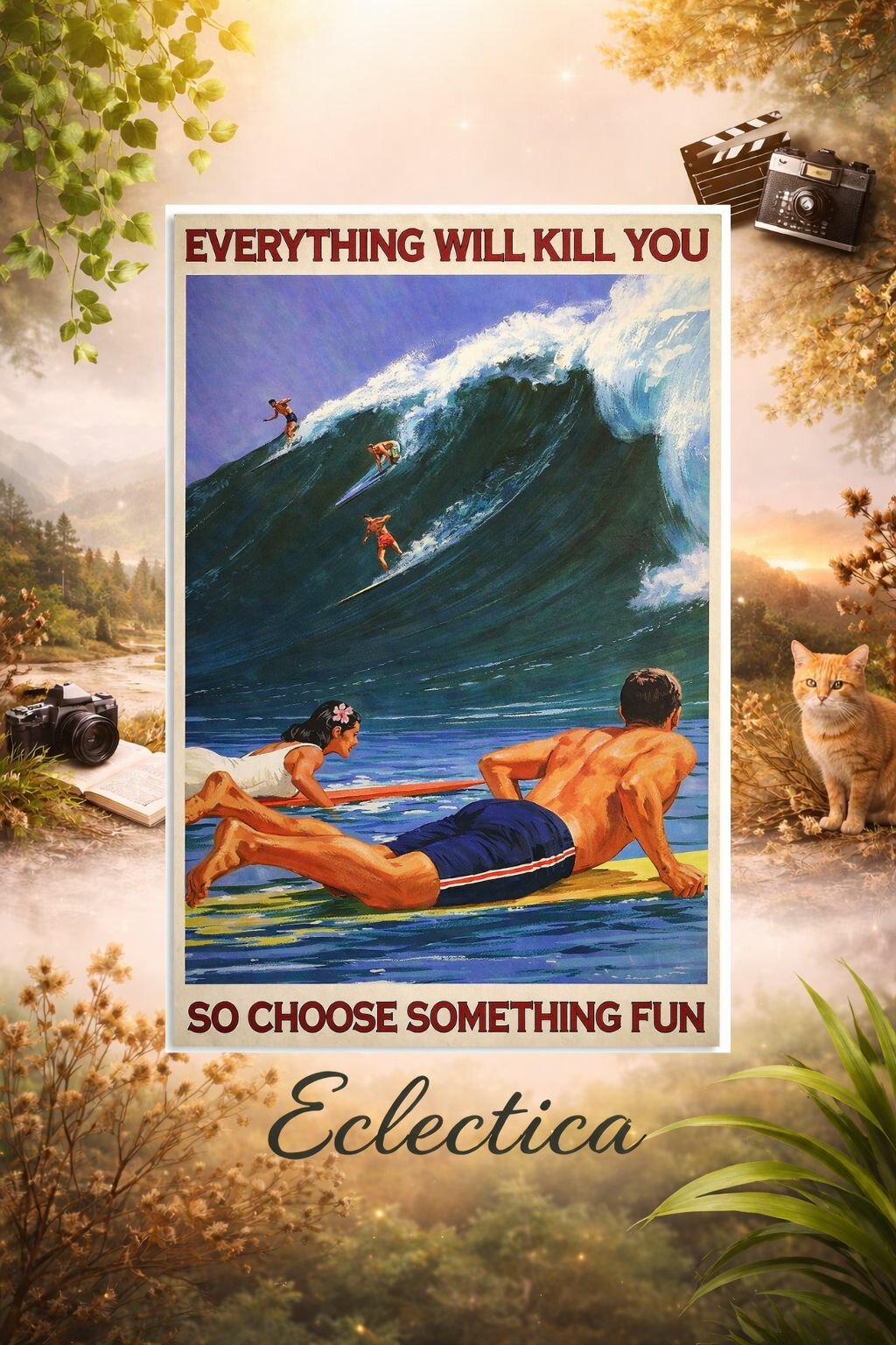 Постер "Choose Something Fun", 29.7х42см, А3, глянцевый