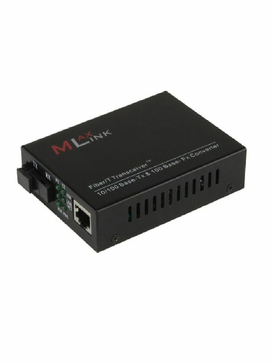 MlaxLink Медиаконвертер одноволоконный ML-MCV-F01G-20WDS-31S 100Мбит/с 20км 1310/1550нм RJ45/SC