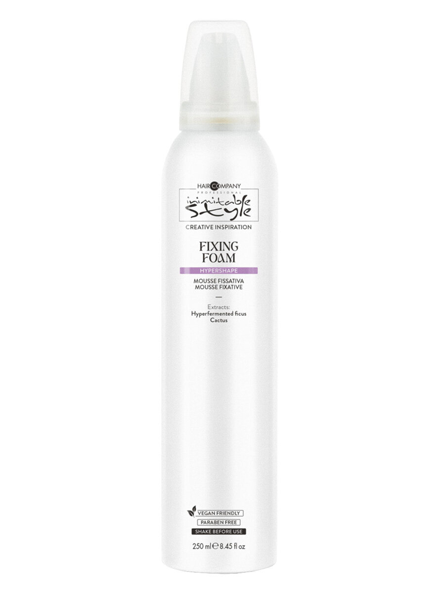 HAIR COMPANY PROFESSIONAL Фиксирующий мусс для волос INIMITABLE STYLE, 250 мл