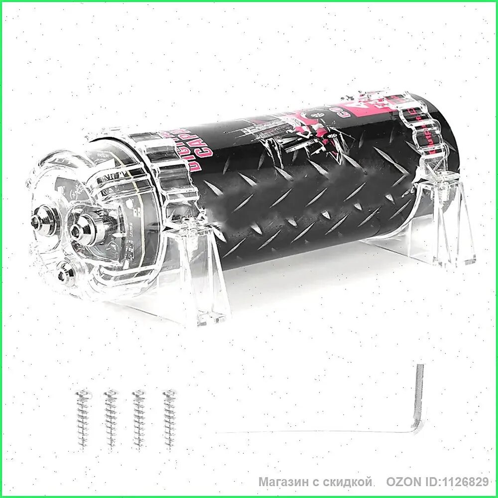 4 Фарадный Силовой конденсатор Светодиодный Индикатор напряжения Power Cap Автомобильный аудиоусилитель