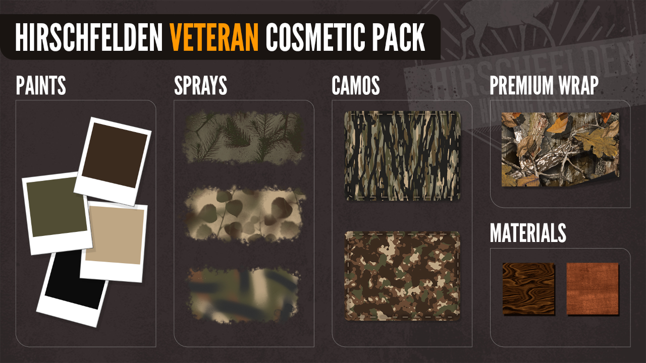 TheHunter: Call of the Wild - Hirschfelden Veteran Cosmetic Pack DLC PC Steam Ключ