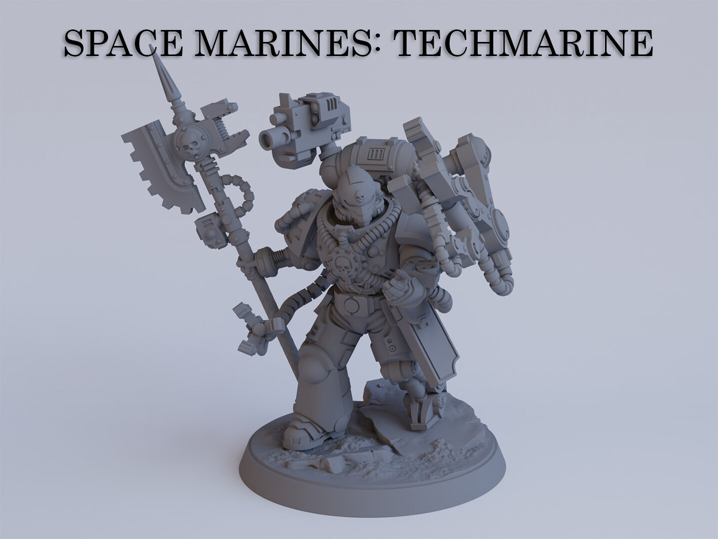 Набор миниатюр Warhammer 40000 Adeptus Astartes: Techmarine / Космодесант: Техмарин