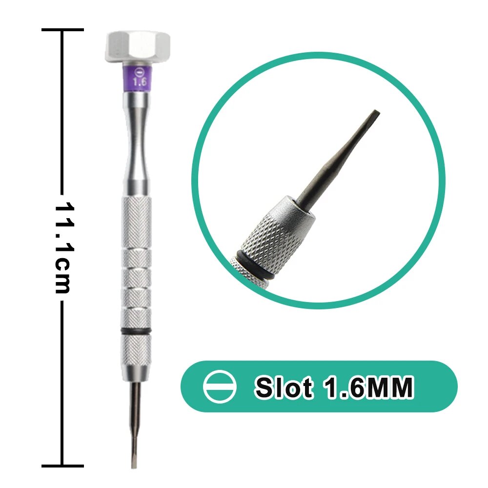 Набор отверток из нержавеющей стали SS002 Slot 1.6MM
