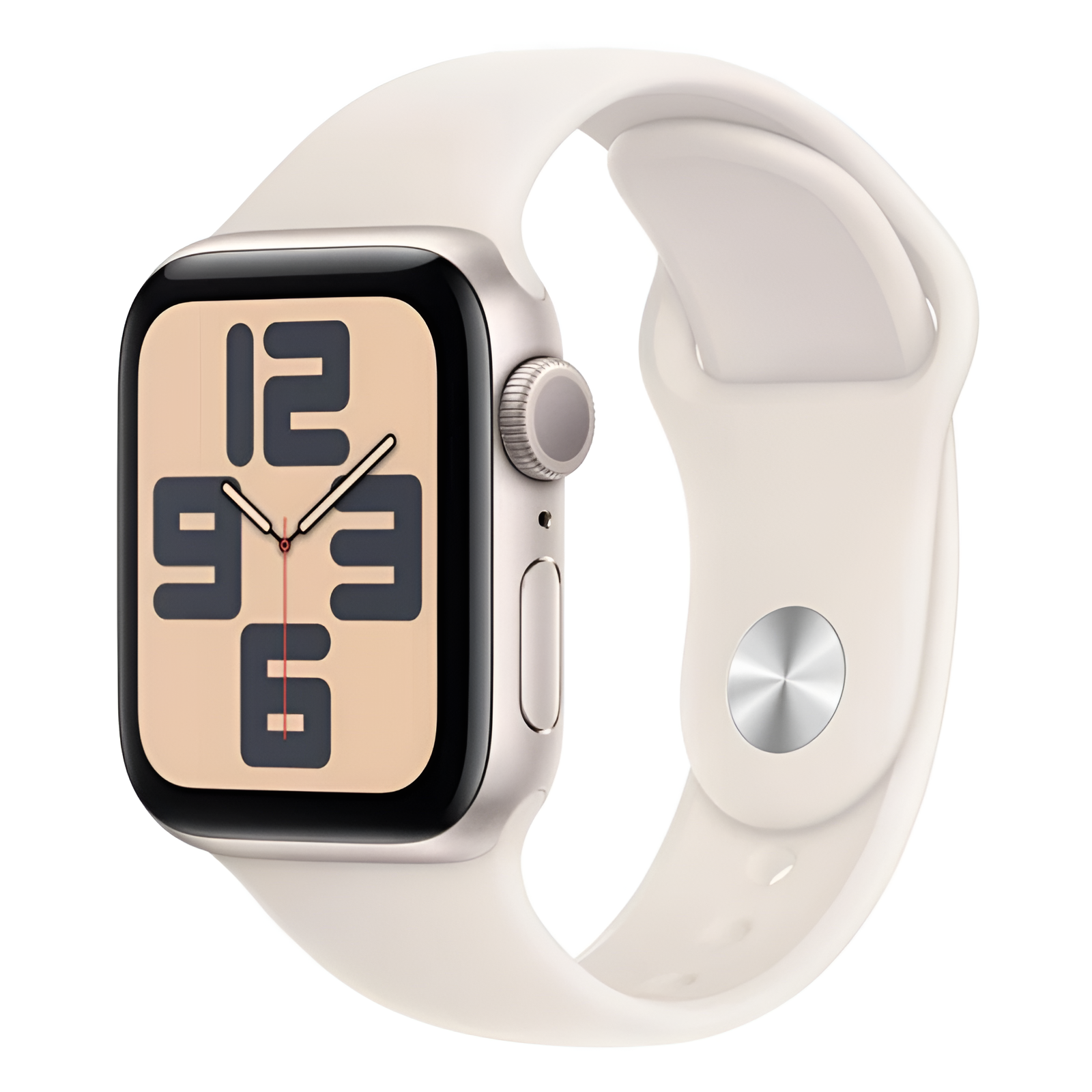 Умные часы Часы Apple Watch Series SE 2024 40mm Aluminium Case, Starlight Sport Band S/M