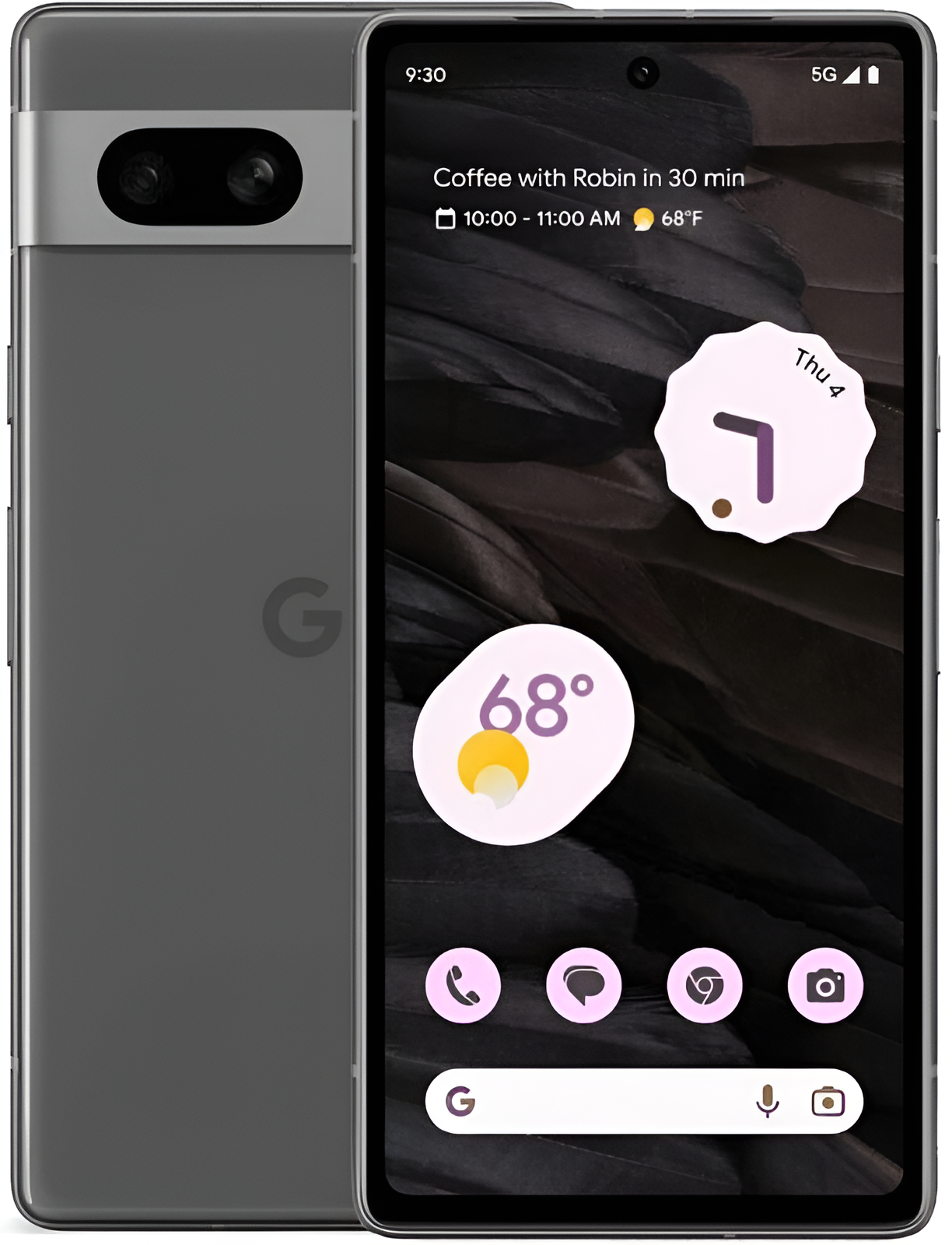 Смартфон Google Pixel 7A 8/128Gb, Charcoal (Черный), Android, 6.1", 90 Гц, 5G
