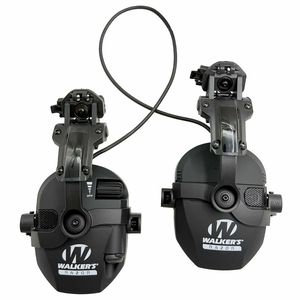 Walker's Razor Тактические наушники с шумоподавлением, версия для установки на шлем, охотничьи звукосниматели