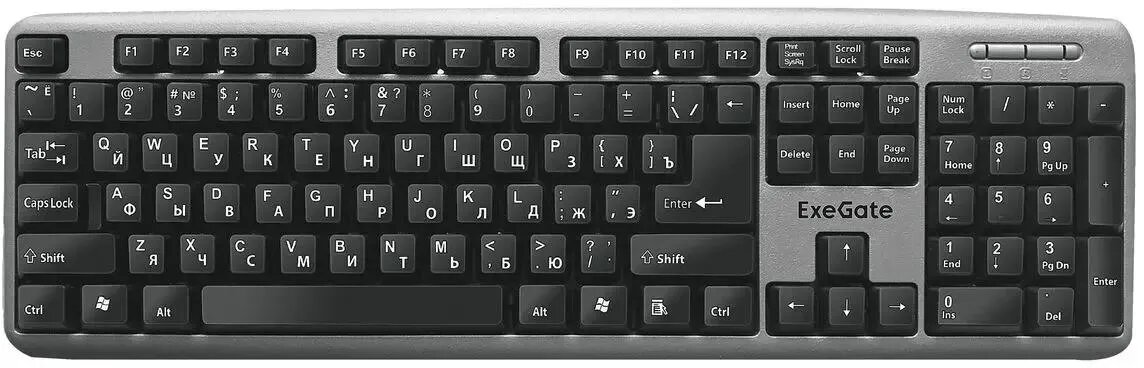Exegate EX264086RUS Клавиатура Exegate LY-401, Color