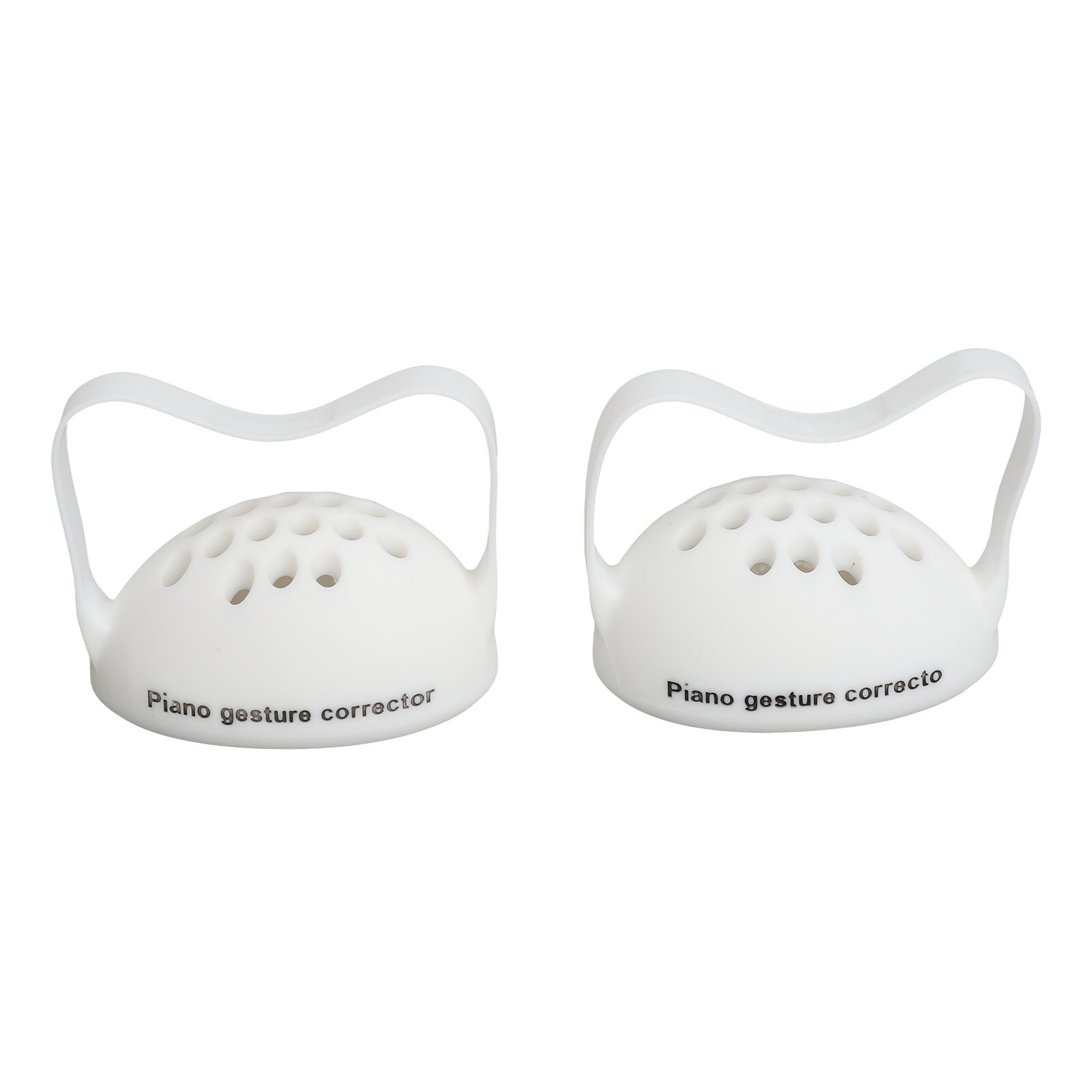 1 пара корректоров для рук Piano, носимых ортопедических устройств для рук Piano, тренажеров для осанки, белого цвета