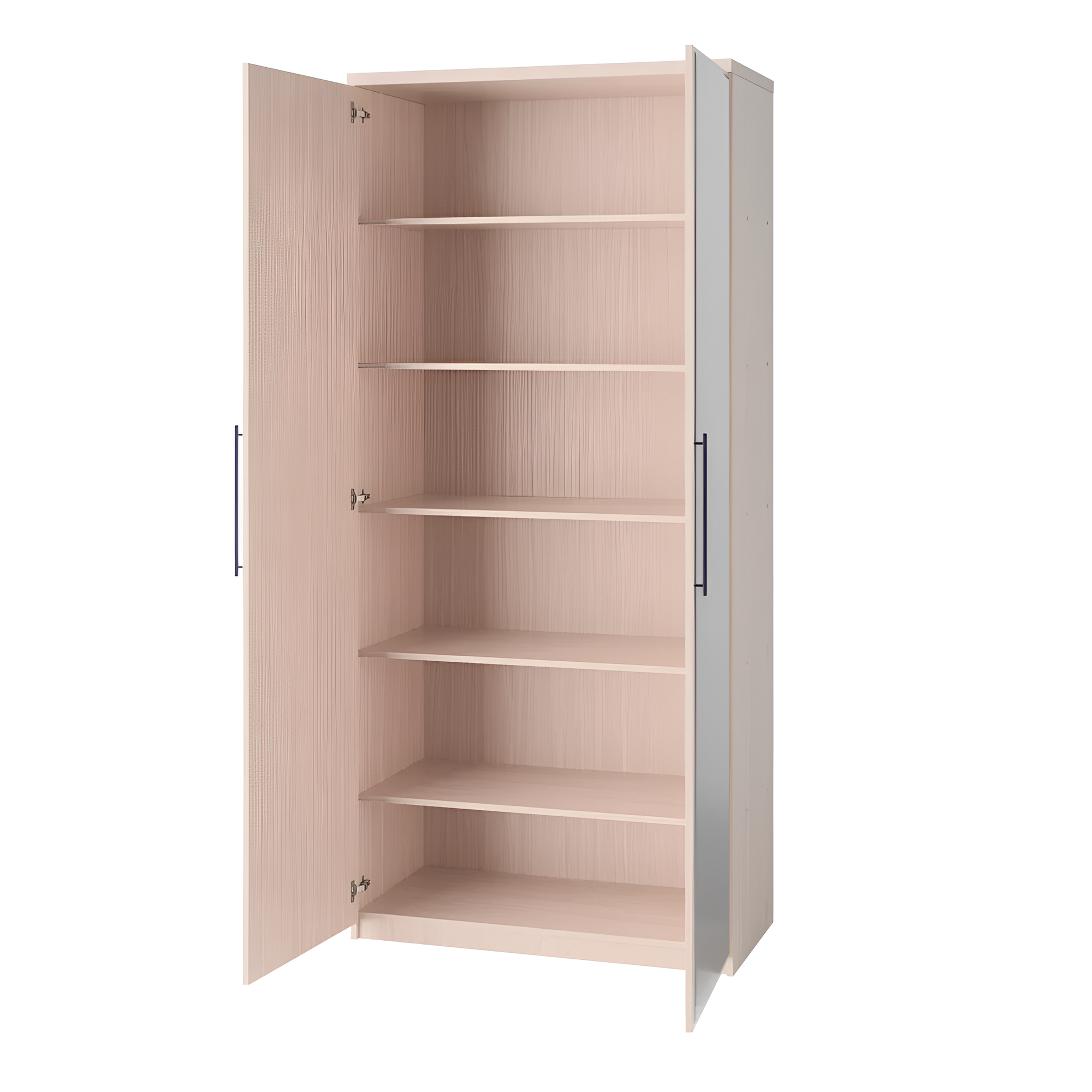 Шкаф распашной для одежды Мелодия Эконом 4 80х45х240 см, лдсп Вяз