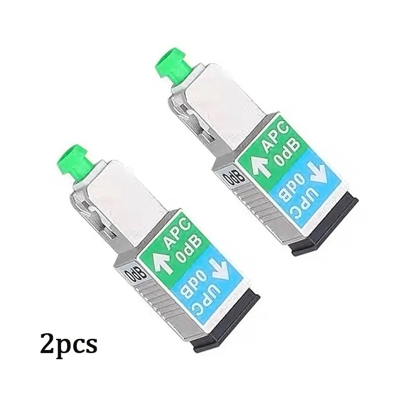 2 шт. Оптоволоконный разъем аттенюатора JCD 0 дБ SC/APC Female-SC/UPC Male SC APC M TO SC UPC F