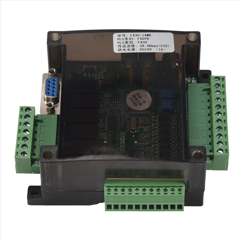 (A V T U) FX3U-14MR Промышленная плата управления ПЛК 8 входов 6 выходов Программируемый управляющий релейный выход, управление 24 В