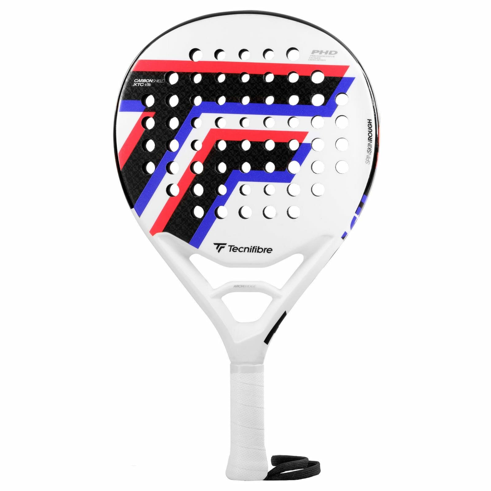 DECATHLON ракетка для падел тенниса Tecnifibre Wall Master 370, белый/черный