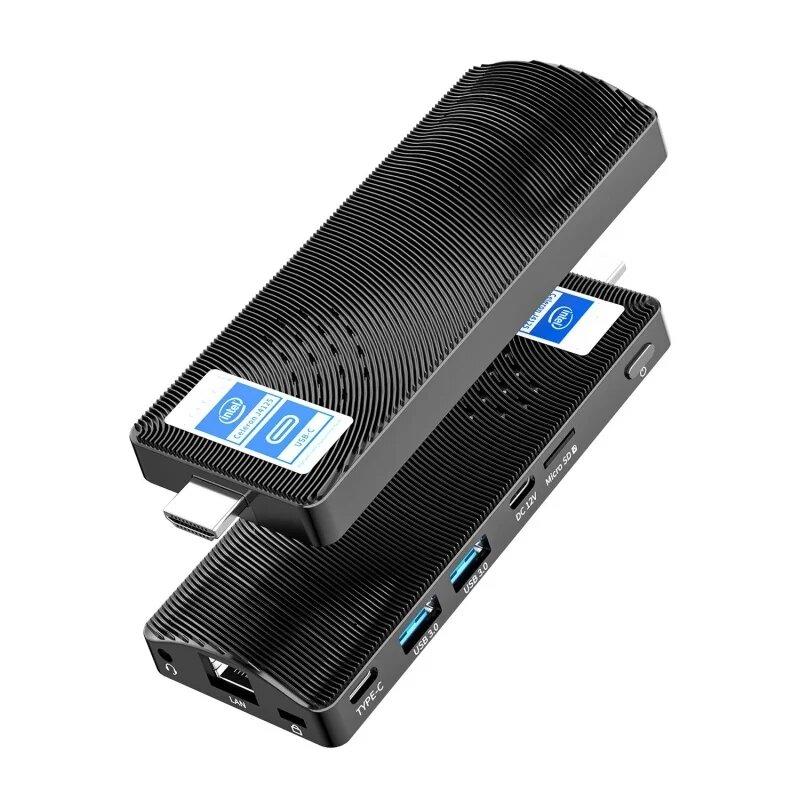 Мини-ПК Stick Intel N4000 8ГБ 128ГБ Win11