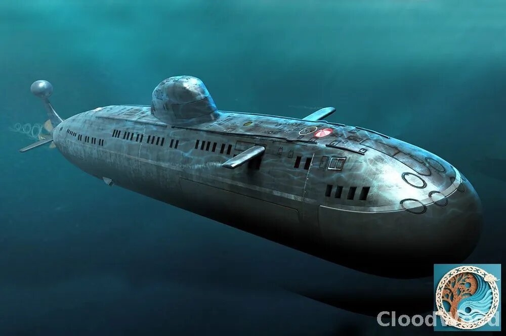 Hobbyboss 83529 1:350 Ударная атомная подводная лодка Советского ВМФ типа "Виктор III" (671РТМК), ударная атомная подводная лодка Сборная модель судна